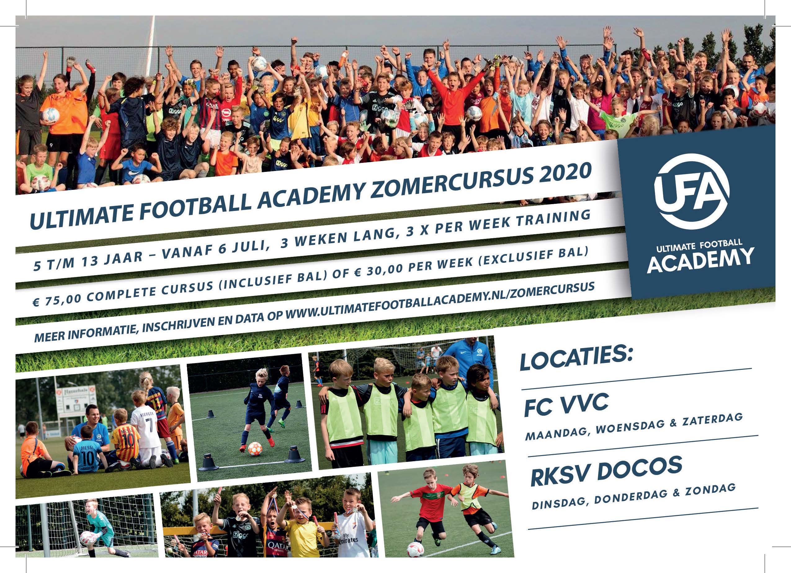 Ultimate Football Academy Zomercursus 2020 – R.K.S.V. DoCoS